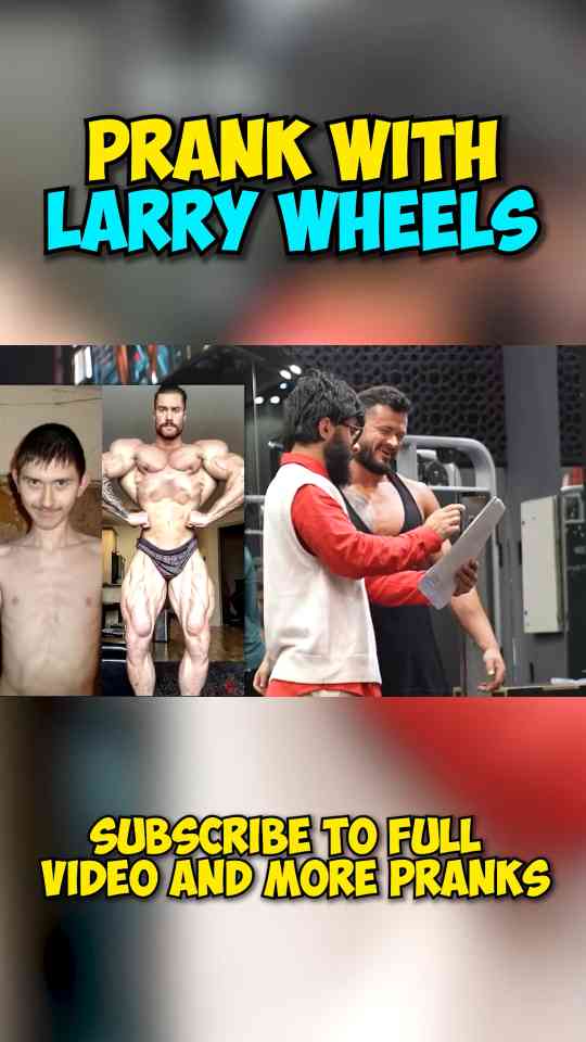 Fake Weights Prank With Larry Wheels: Anatoly Prank Video
