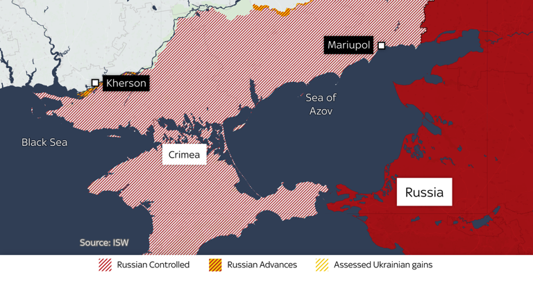Mapping the land Ukraine could be told to give up