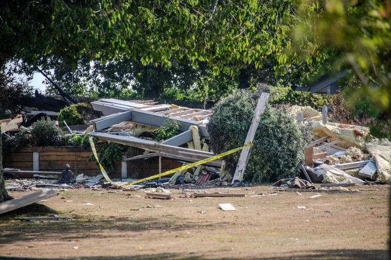 Picture of luxury eco-home before it exploded and was destroyed near ...