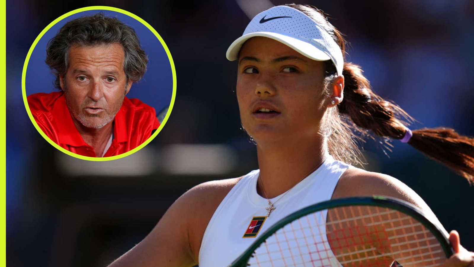 Emma Raducanu, the crying baby, her vocal coach Francisco Roig and ...