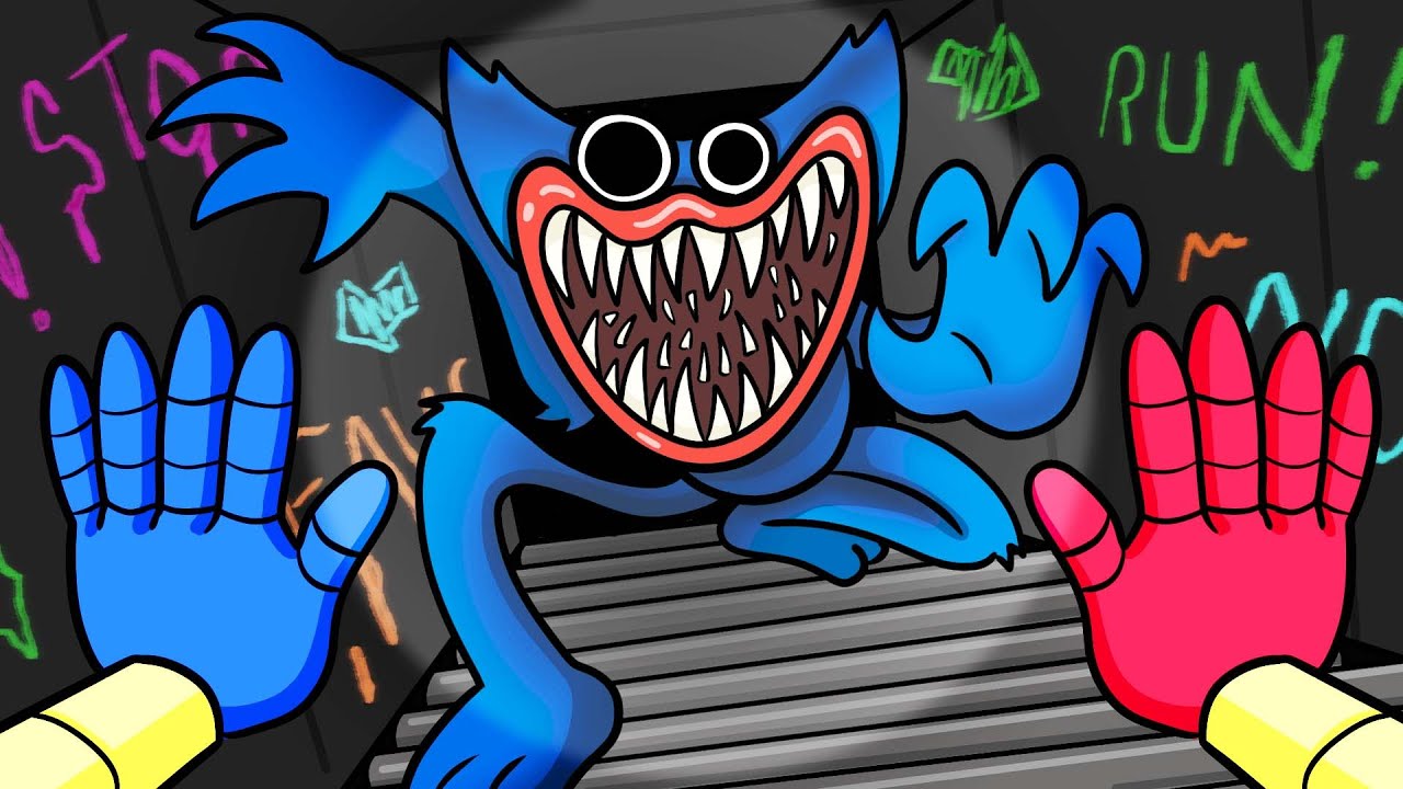 Poppy Playtime logic (cartoon animation)