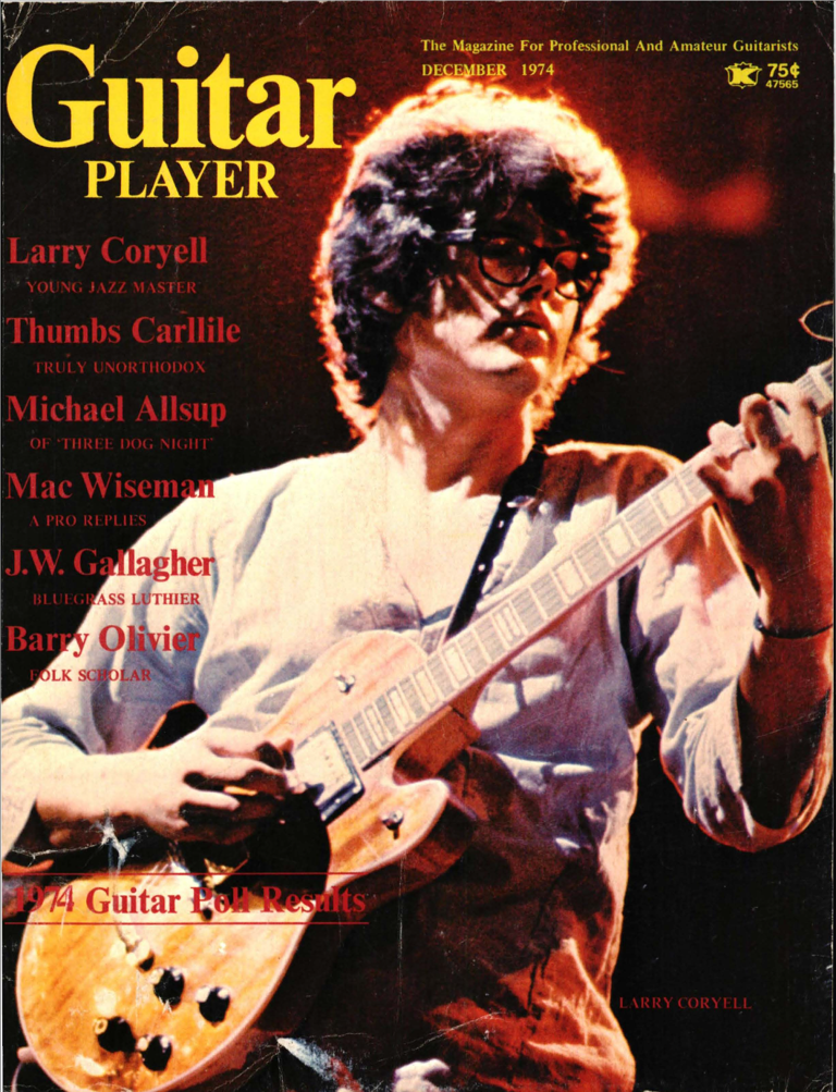 "Try. Listen. Be patient. Don't worry about playing fast…" Back in 1974 ...