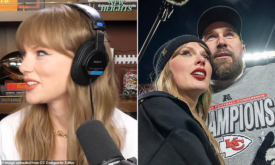 Taylor Swift shows off $40k worth of jewelry on Kelce's podcast