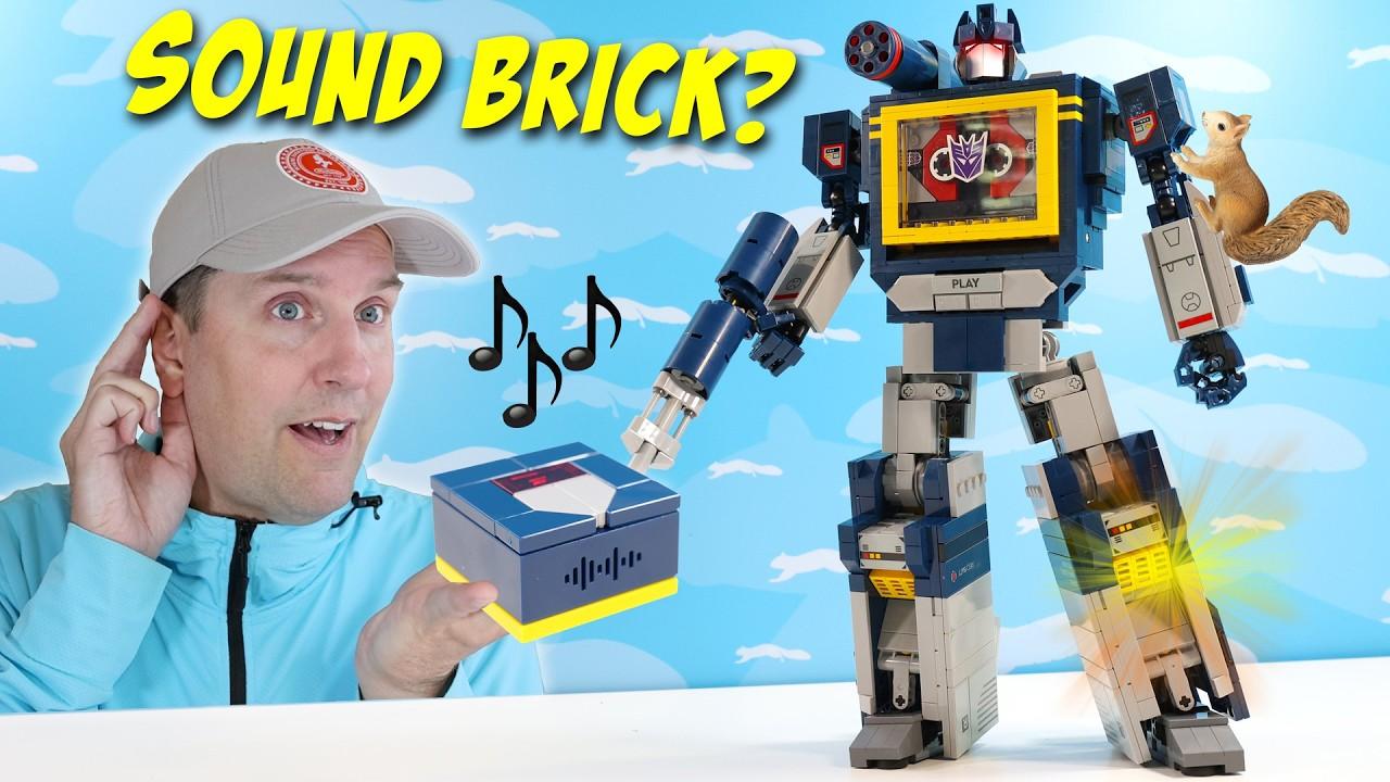 Transformers Lego Icons Soundwave Robot With New Sound Brick Piece ...