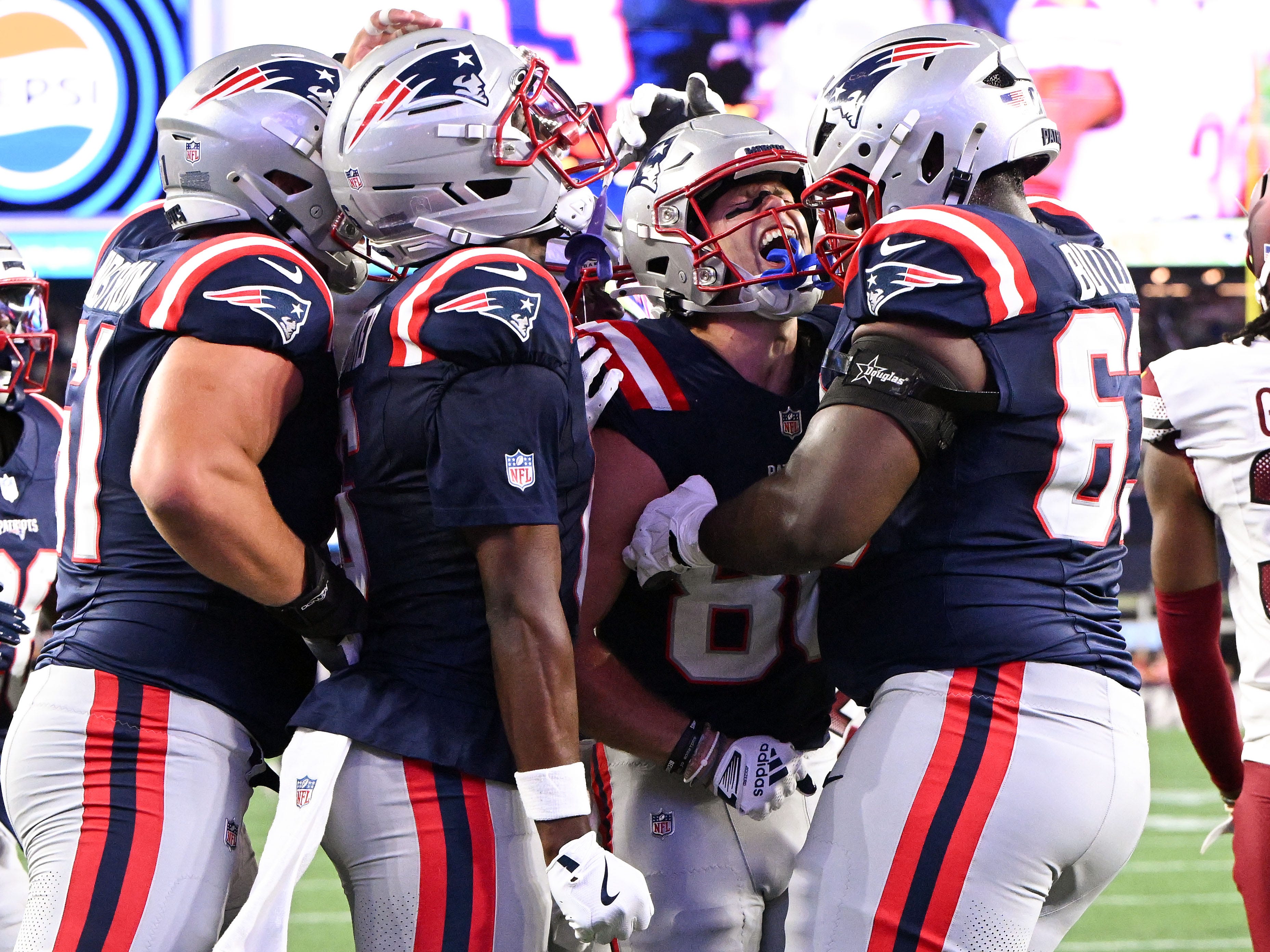 Patriots QB Josh Dobbs' honest thoughts on Efton Chism's sudden rise