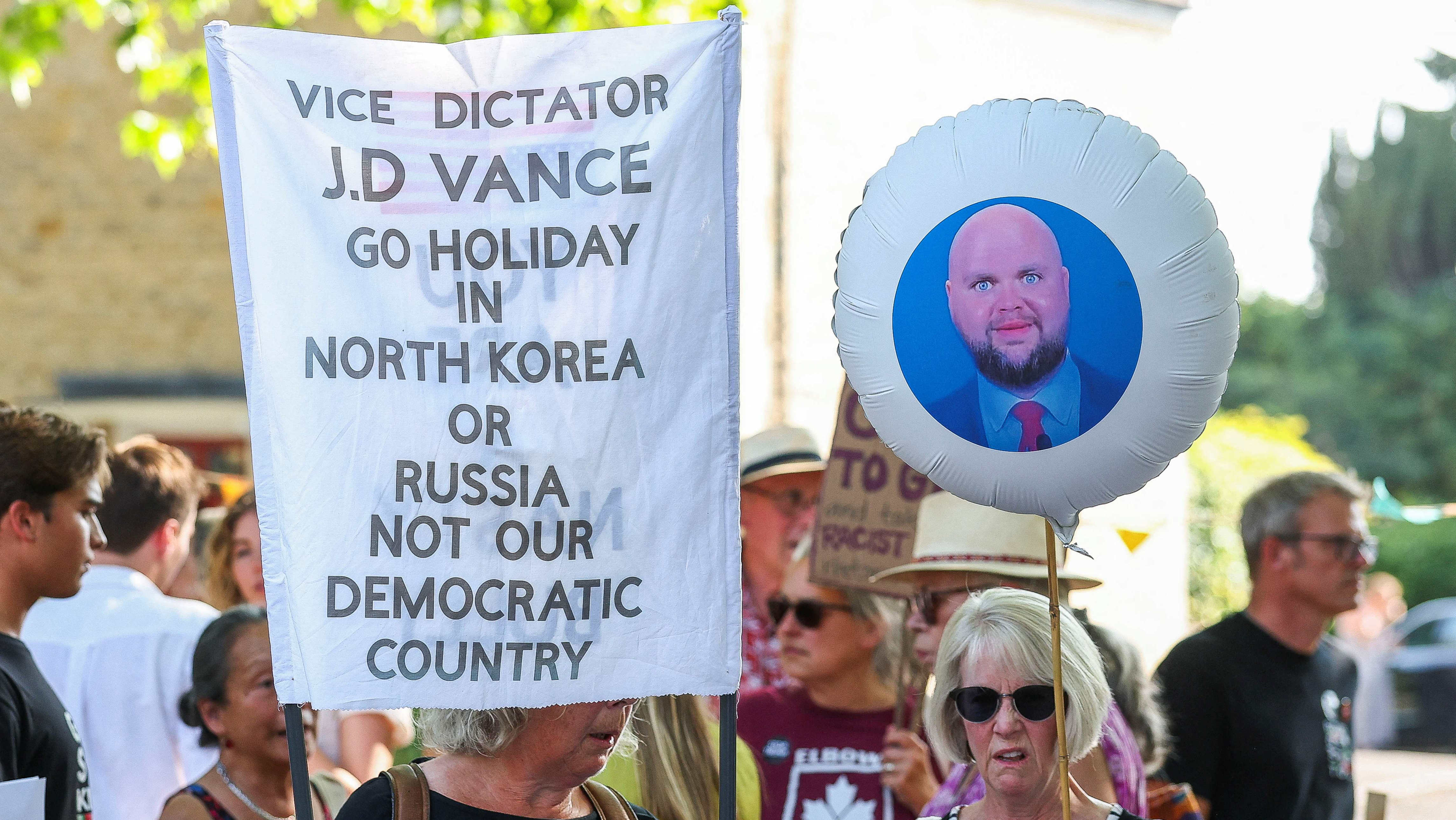 How JD Vance's visit to a Cotswolds village sparked anger - and even ...