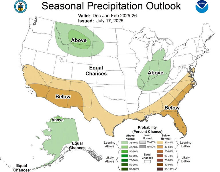 Old Farmer's Almanac winter forecast for 2025-26 in Michigan: Mild, with bursts of snow