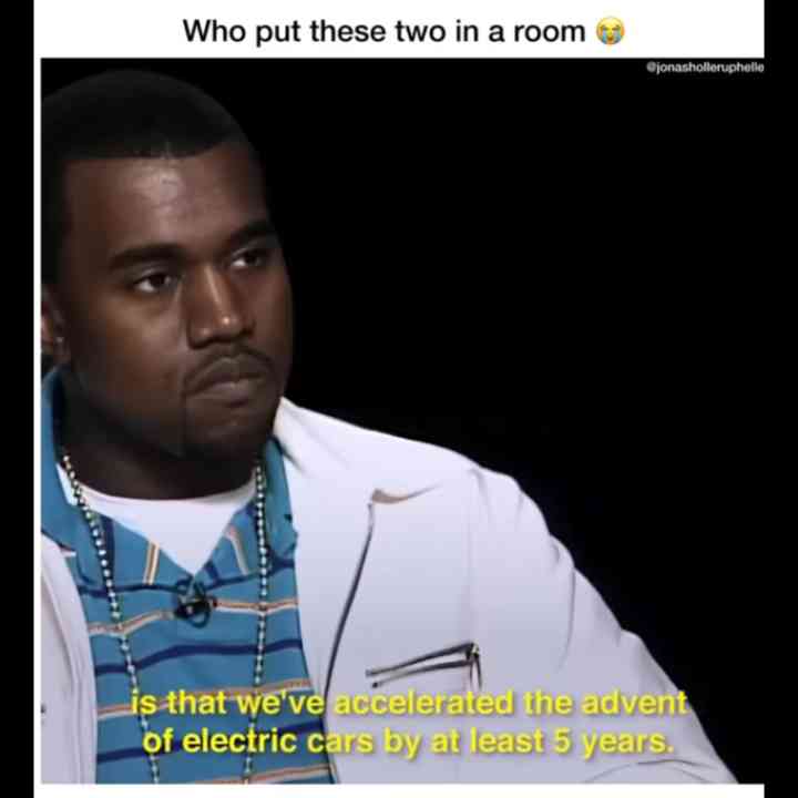 Elon Musk And Kanye West Having A Deep Conversation