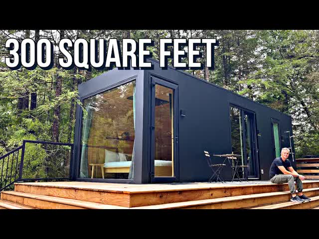 I finally got to see the 300 square foot prefab home designed for full ...