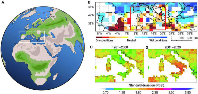 Mediterranean climate's future: Study suggests swing between droughts ...