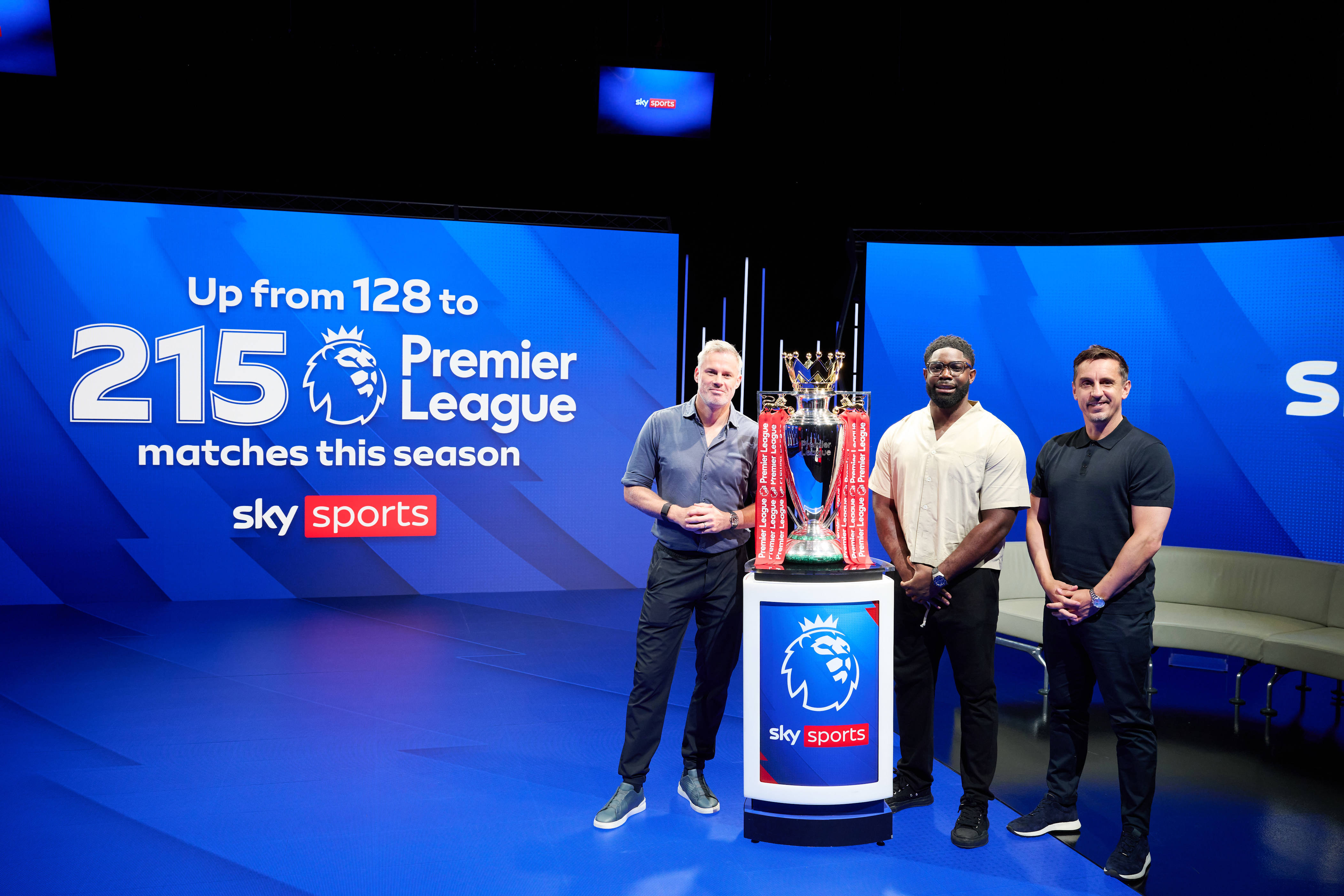 Who are the commentators and pundits on Sky Sports this weekend?