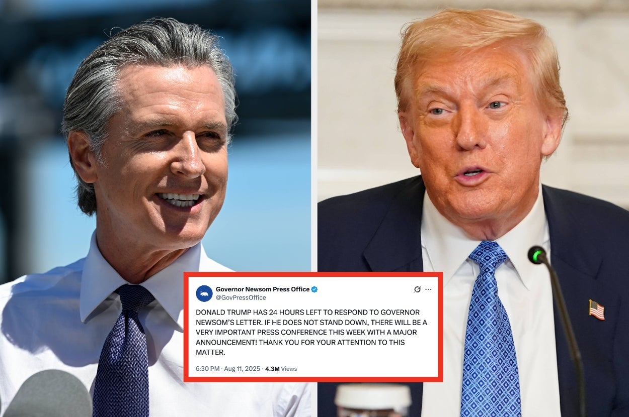Gavin Newsom's ALL CAPS Tweet Mocking Donald Trump Is Way Funnier Than ...