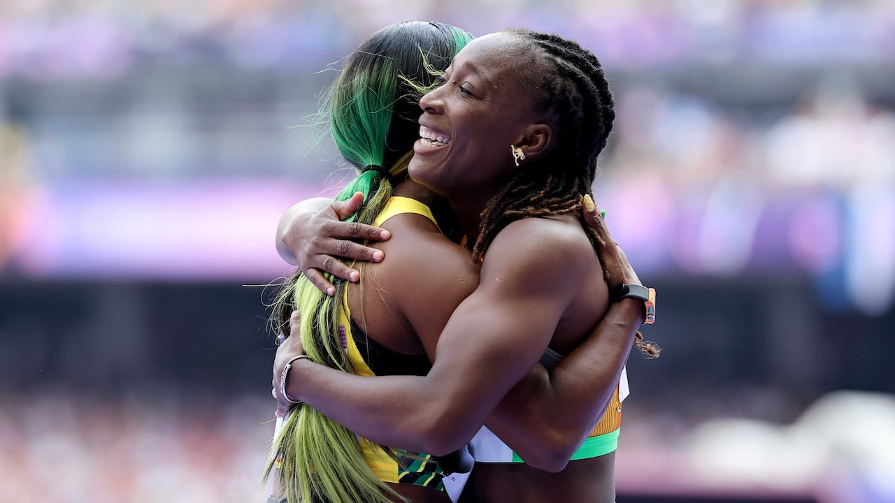 Marie-Josee Talou-Smith wins the women’s 100m in Budapest