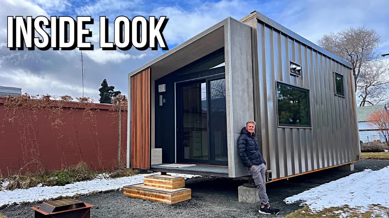 Prefab cabins just got a new look! Inside Tieton's first build!