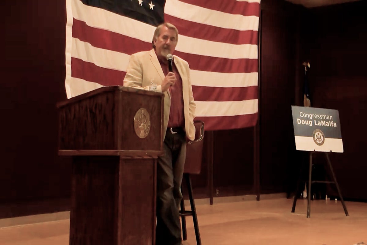 Republican’s town hall descends into chaos as angry voters rage over ...