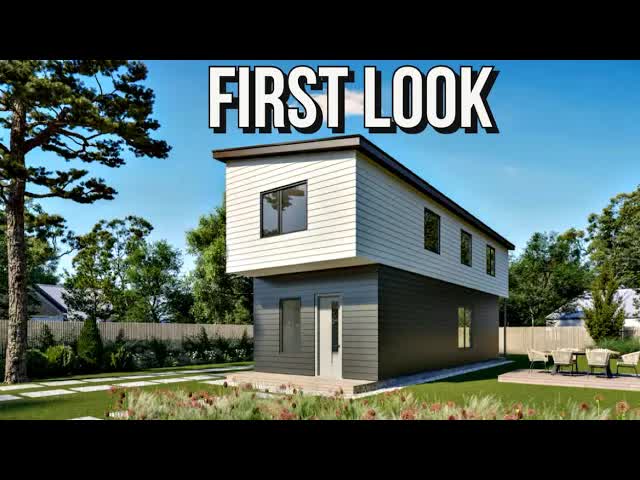 I Just Found an 1,100 sq ft PREFAB HOME that only Requires a Foot Print ...