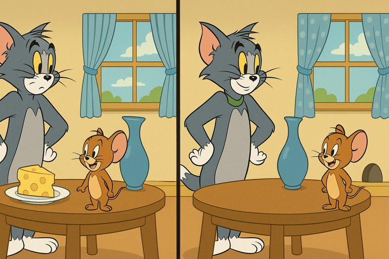 Spot the difference: Can you find all changes in Tom and Jerry photos ...