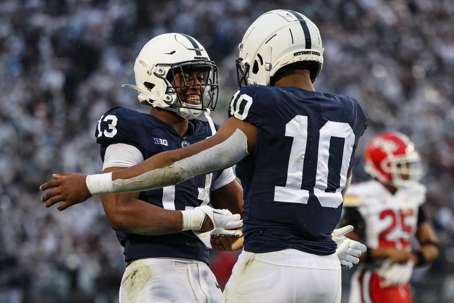 Penn State’s Nick Singleton, Kaytron Allen battling all-time Nittany ...
