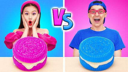 NOUVEAU 123GO! CHALLENGE : Des aliments d'une seule couleur ASMR Bleu ...