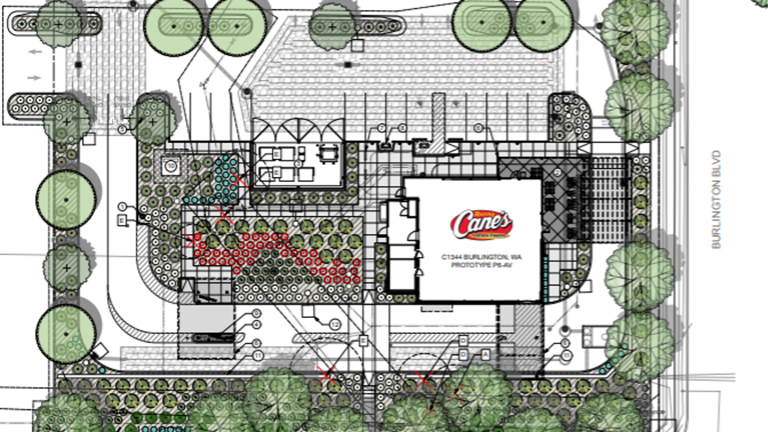 Raising Cane's files for new store in Burlington, WA
