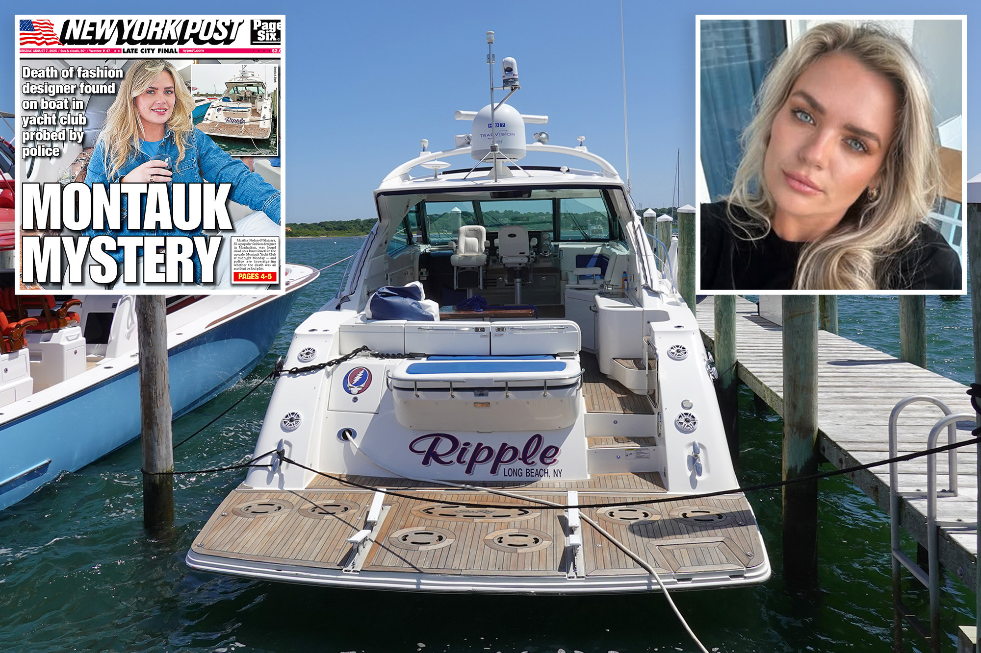NYC designer Martha Nolan-O’Slatarra’s tragic death on Montauk boat ...
