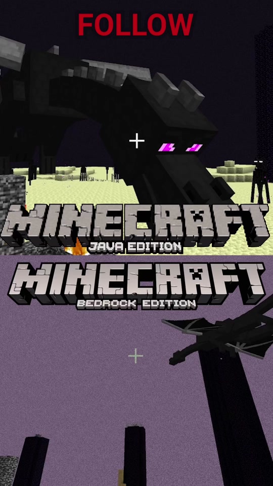 Is the Ender Dragon harder on Bedrock? #minecraft #minecraftbedrock