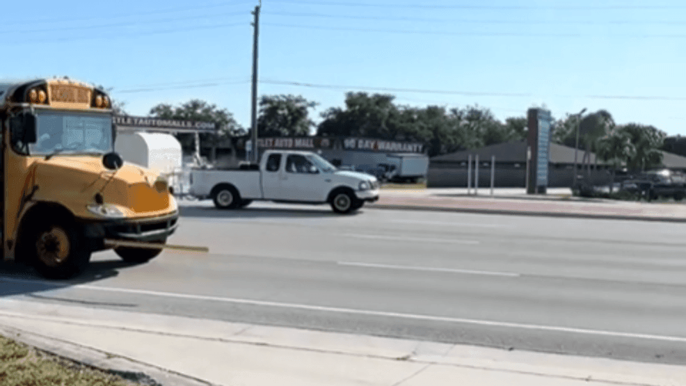Viral Port St. Lucie TikTok shows why you need to stop for school buses