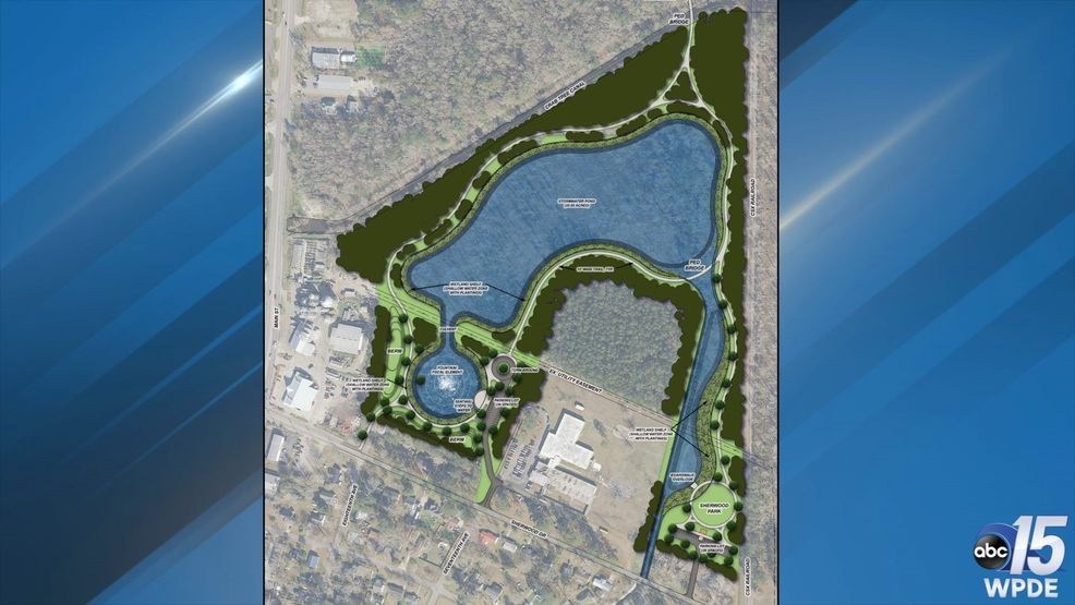 Crews begin work on Conway's McKeithan Watershed stormwater project