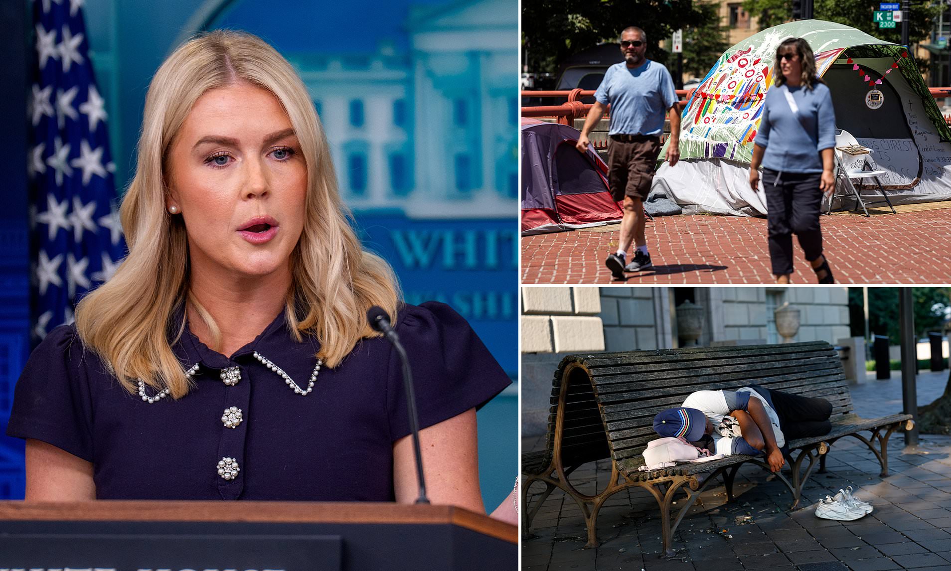 White House gives ultimatum for homeless camps with imminent plan to ...