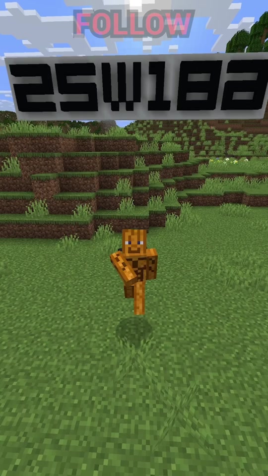 happy ghast BUFF, leads BUFF, potions BUFF in the new snapshot 25w18a...