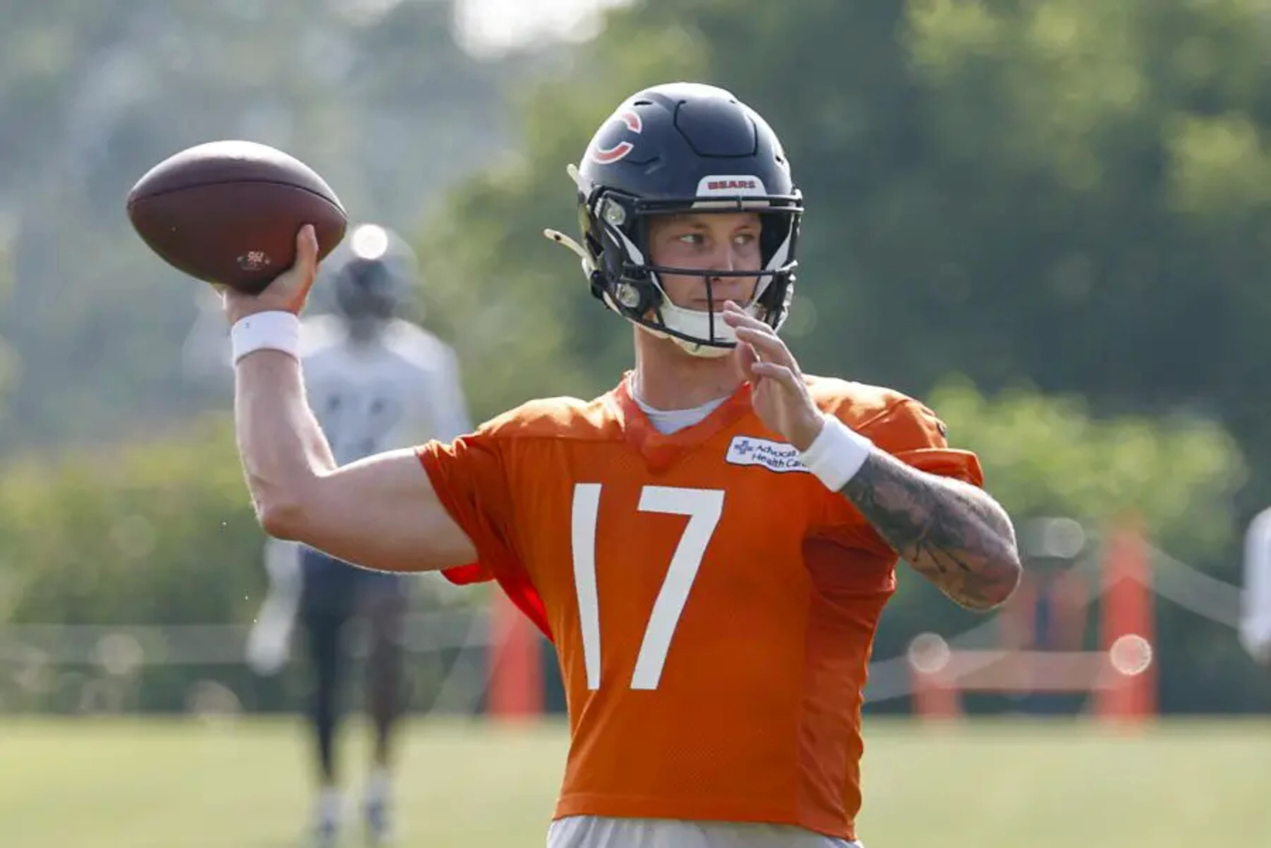 Chicago Bears QB Tyson Bagent gives emotional speech after $10 million ...