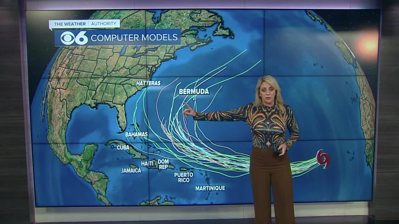 Upper 90s today with clearing skies; tracking Tropical Storm Erin