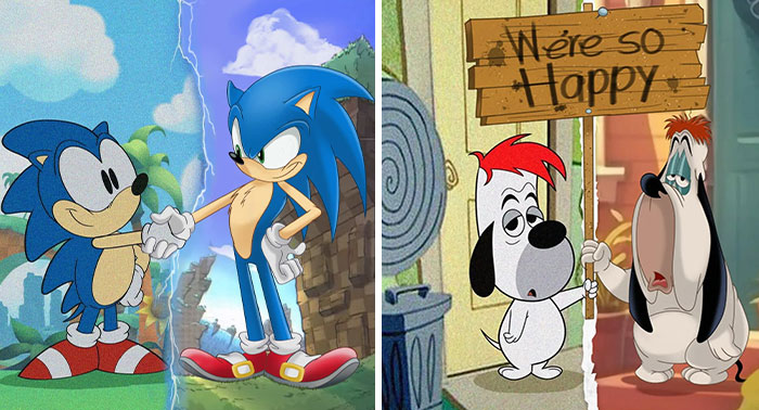 This Artist Shows How Beloved Characters Have Evolved Over Time (23 Pics)