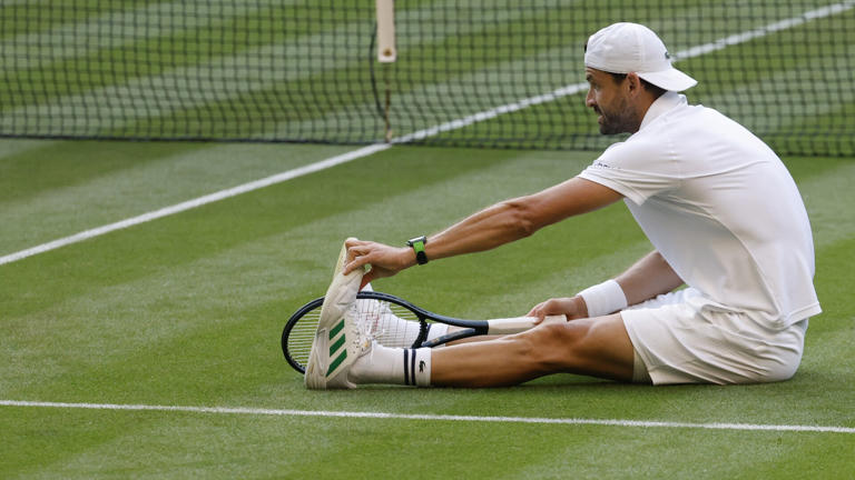 Grigor Dimitrov is out of the U.S. Open with an injured chest muscle