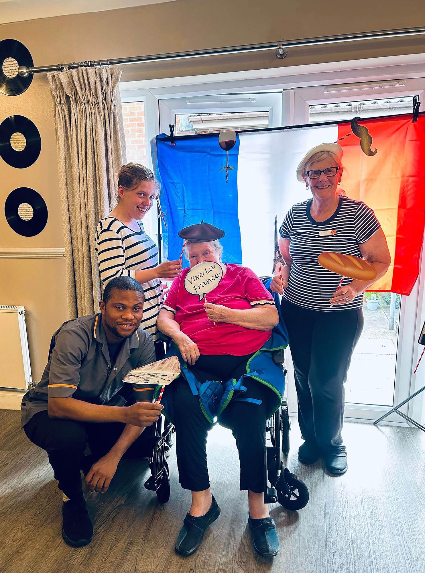 A Taste of France at Shelton Lock: Care home hosts joyful French Day ...