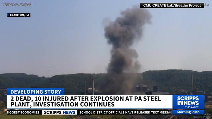 Second Casualty Found in Pittsburgh Steel Plant Explosion