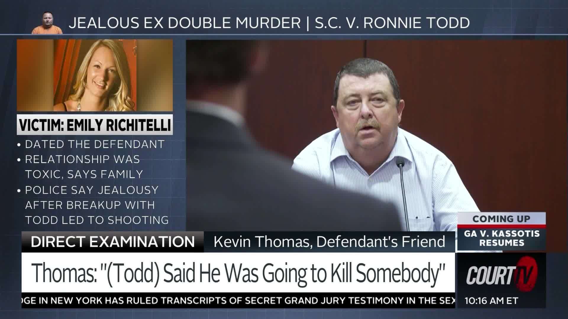 Friend of Ronnie Todd, Jr. Recalls Him Threatening To Commit Murders