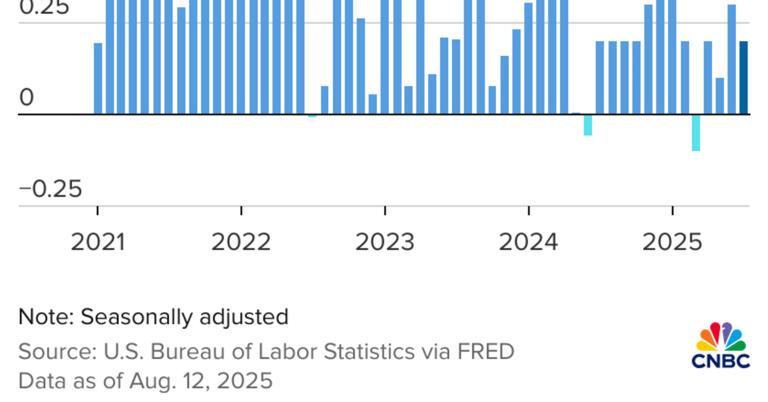 Here’s the inflation breakdown for July 2025 — in one chart