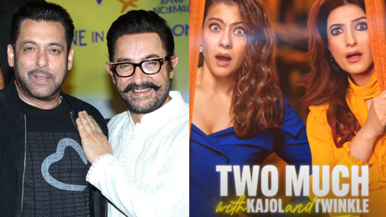 Salman, Aamir Khan To Appear As Guests On Kajol, Twinkle Khanna's Talk-Show Two Much's Pilot ...