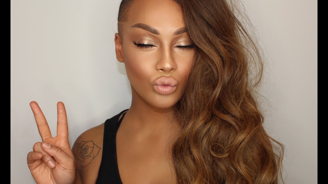 I created a glowing summer glam look