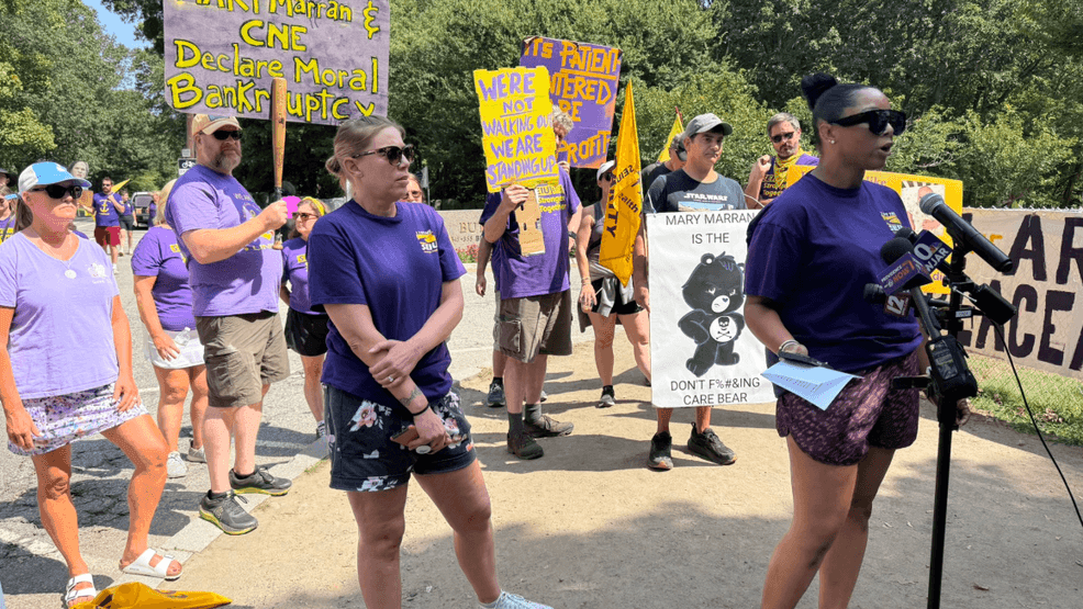 Striking Butler Hospital workers present counteroffer