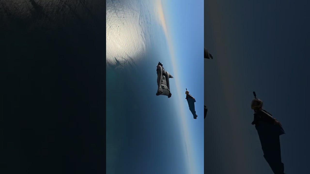 Human flight above the ocean