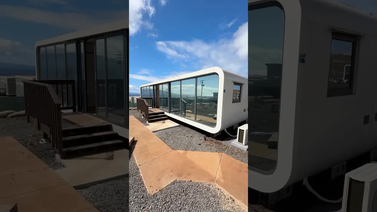 prefab home tour: modern 580 sq ft 3-bedroom container house