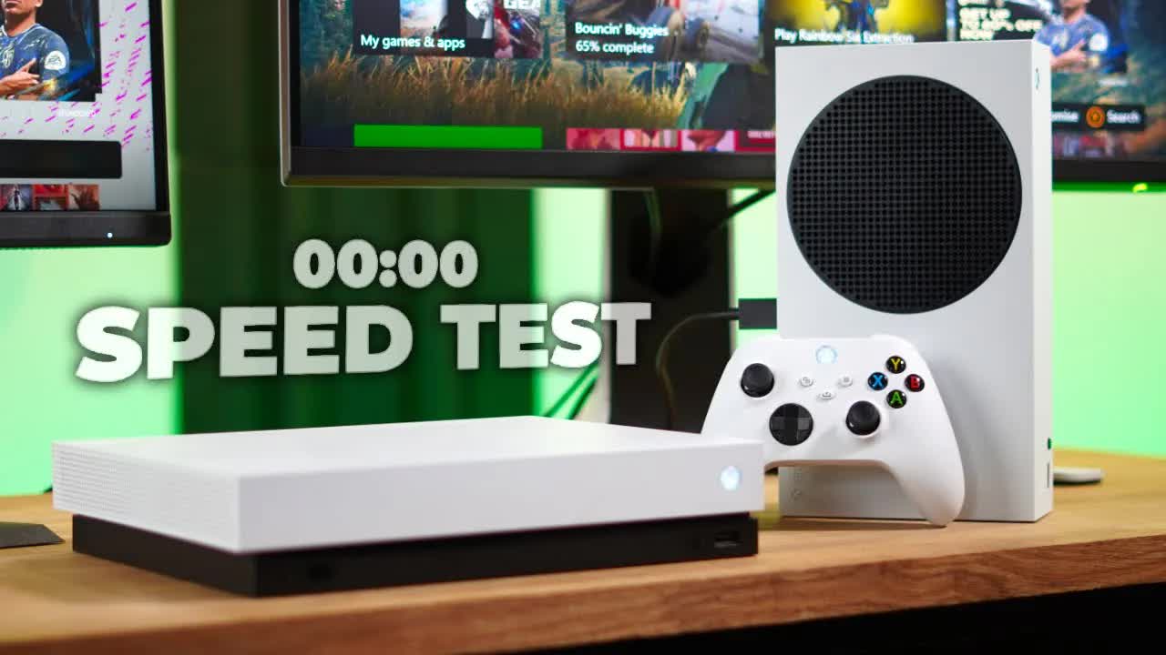 xbox series s vs xbox one x speed test comparison