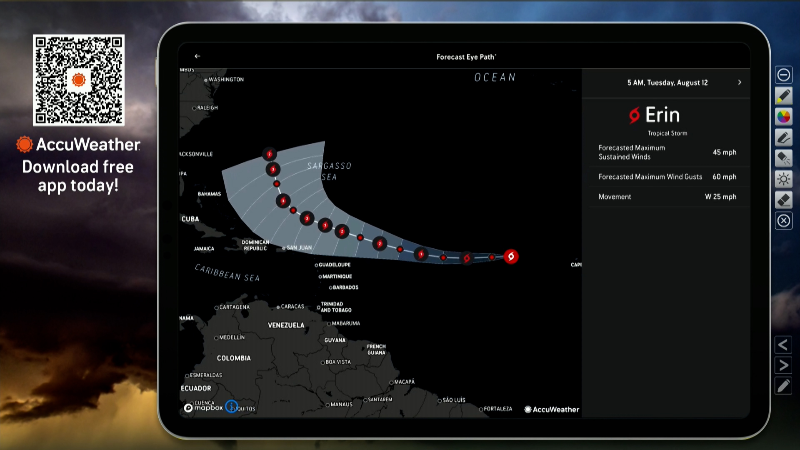 Tracking the tropics with the free AccuWeather app