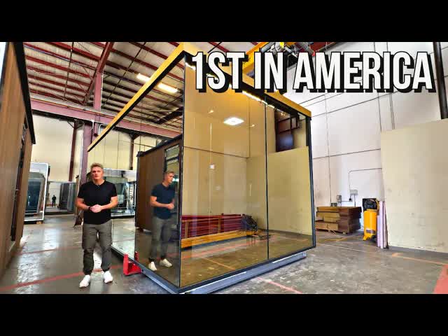 I found the first prefab home of its kind in an American factory!