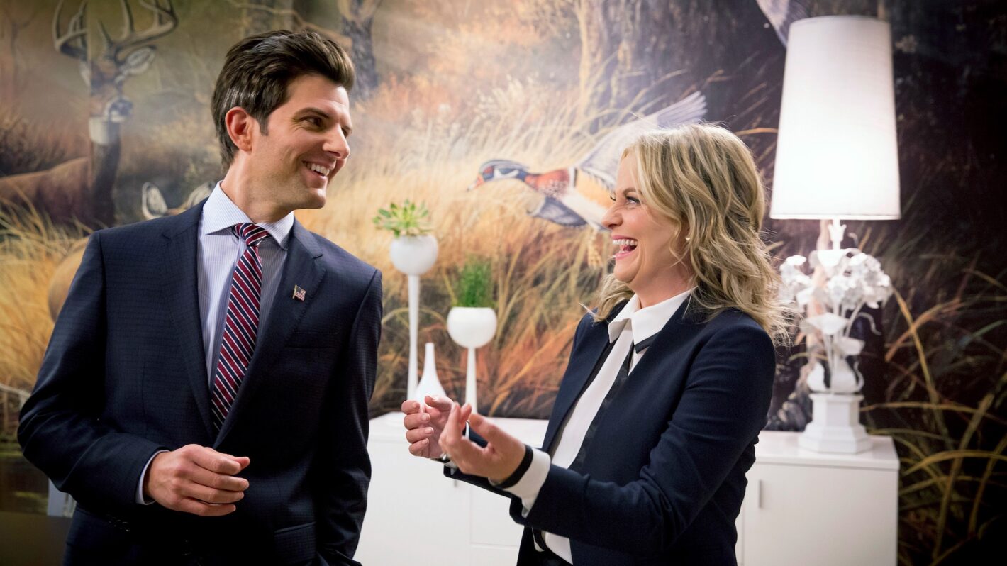 Amy Poehler & Adam Scott Reveal Benslie’s Most Romantic ‘Parks and Rec ...