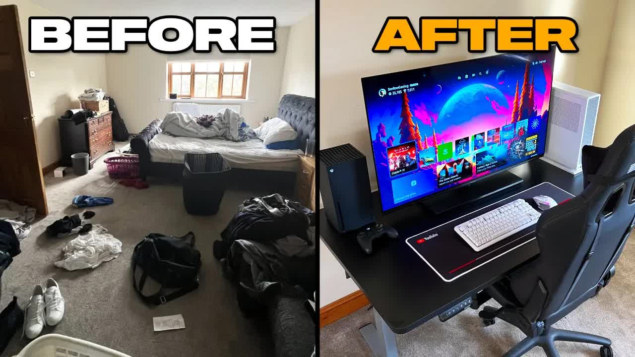 I Built A $1,000,000 Pro Gaming Setup In My Bedroom!