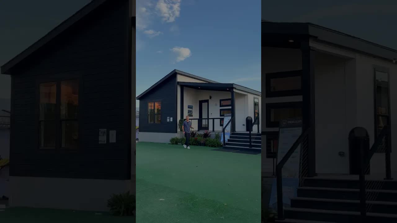 inside a modern 1,592 sq ft prefab home tour by champion homes