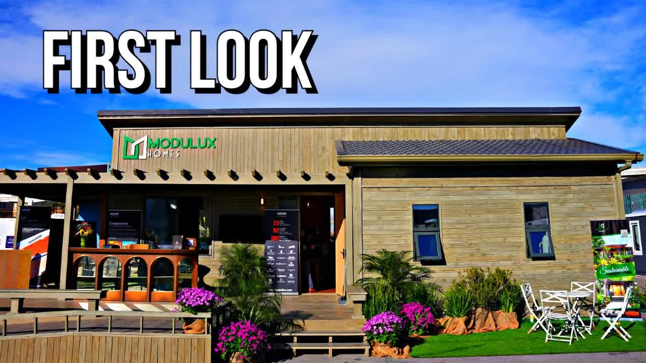 This was unexpected! Inside the 670 square foot prefab home I had no ...